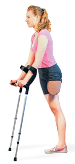 Using Crutches After Lower Limb Amputation | YourCareEverywhere